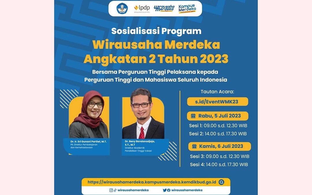 Sosialisasi Program Wirausaha Merdeka Angkatan 2 Tahun 2023 (2) - BEM ...