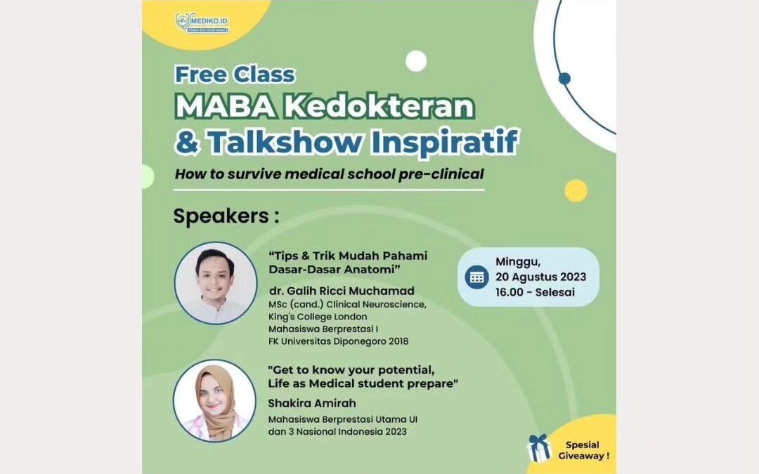 Free Class Maba Kedokteran & Talkshow Inspiratif (2) - BEM FK UNUD 2025 ...