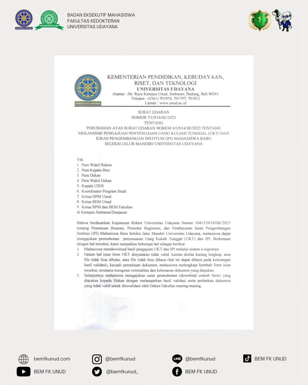 Mekanisme Pengajuan Penyesuaian UKT dan IPI Mahasiswa Baru Jalur ...