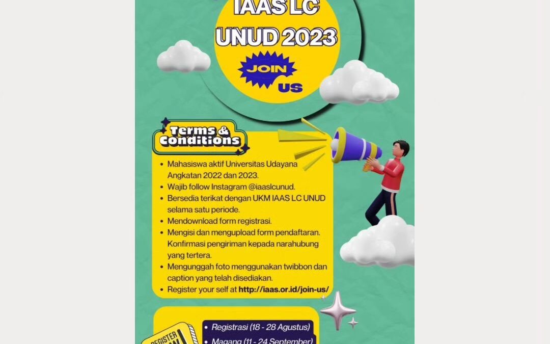 Open Recruitment IAAS LC UNUD 2023 (2) - BEM FK UNUD 2026 - Abhiyasa Amerta