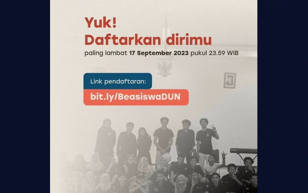 Beasiswa Untuk Negeri (8) - BEM FK UNUD 2025 - Saptakarya Digdaya