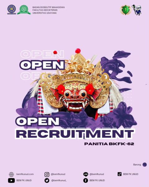 Open Recruitment Panitia BKFK-62 - BEM FK UNUD 2026 - Abhiyasa Amerta