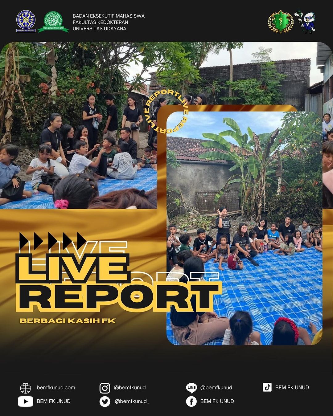 Berbagi Kasih FK 25 November 2023 - BEM FK UNUD 2025 - Saptakarya Digdaya